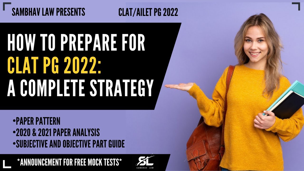 How to prepare for CLAT PG 2022 | CLAT PG 2022 | Sambhav Law - YouTube