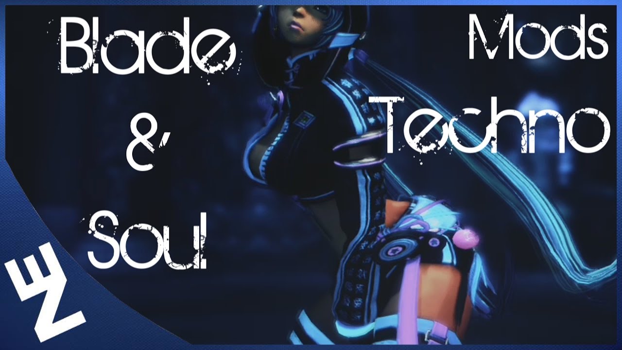 BNS - Blade & Soul | Mod | Costume Recolor Black / Blue Technomancer ...