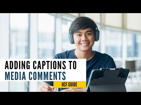 Adding Captions to Media Comments - YouTube