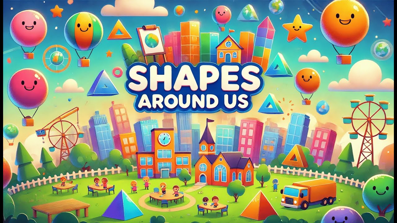 Shape Around Us Nursery Rhyme - YouTube