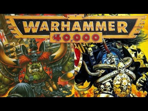 Warhammer 40k 2nd edition battle report - YouTube