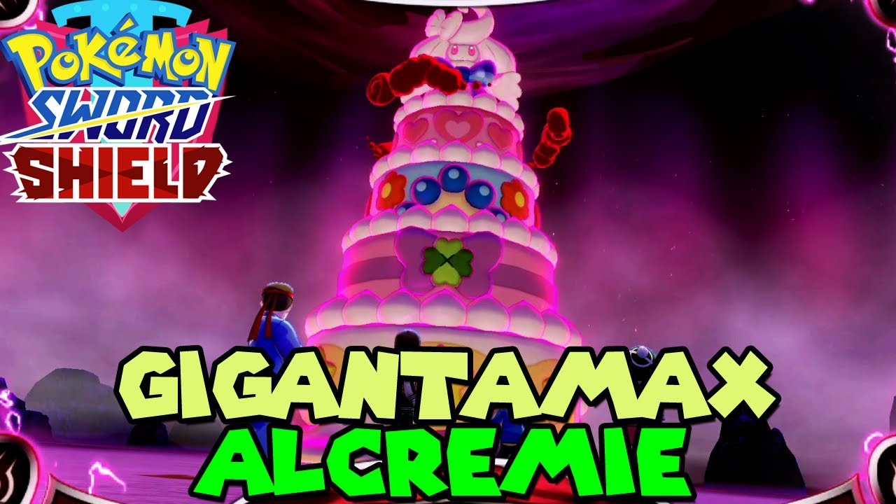 GIGANTAMAX ALCREMIE in Pokemon Sword & Shield - Gmax Alcremie - YouTube