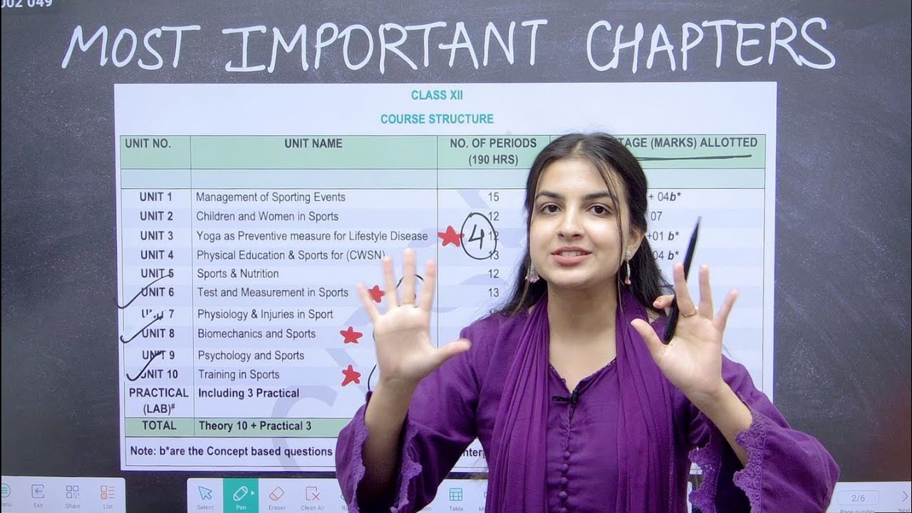 Class 12 Physical Education How to cover full syllabus in 10 days? 😱🔥 ...