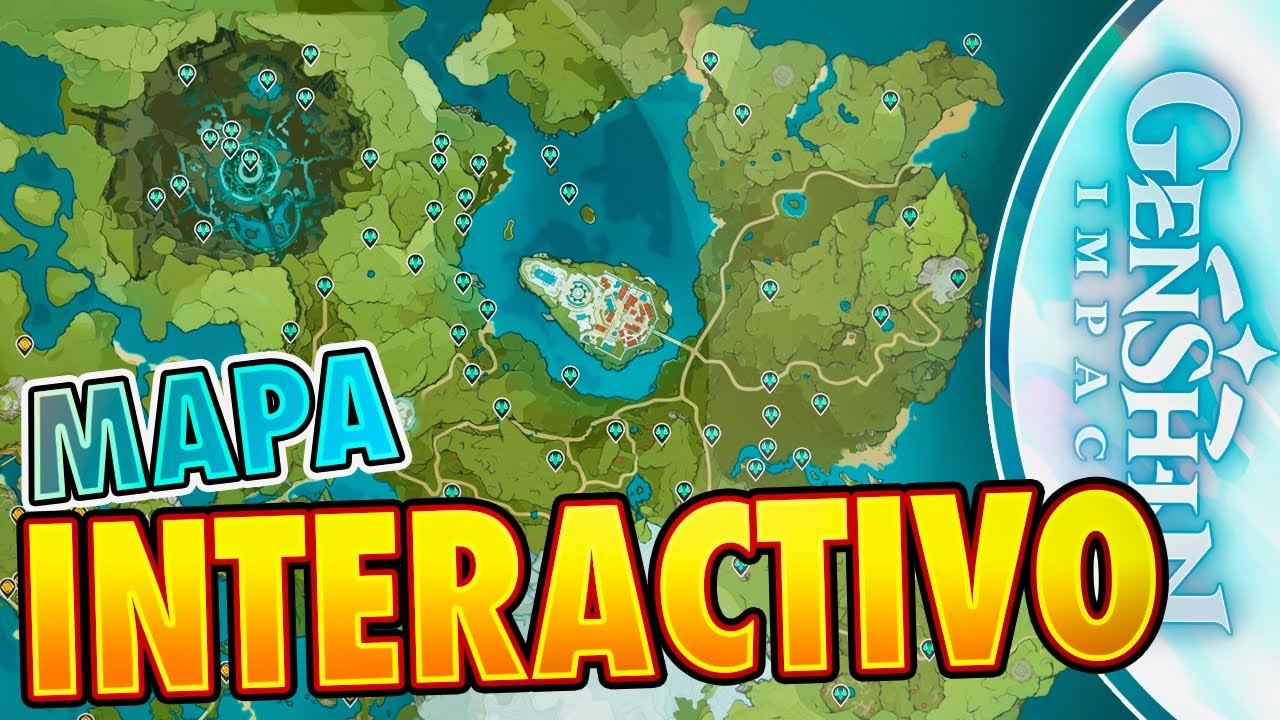 DESCUBRE EL MAPA INTERACTIVO DE GENSHIN IMPACT - KaiRevs - YouTube