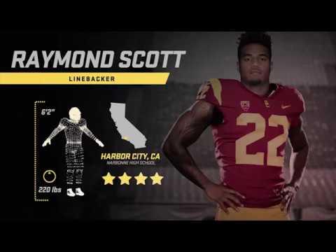 USC 2018 Early Signing Day - LB Raymond Scott - YouTube