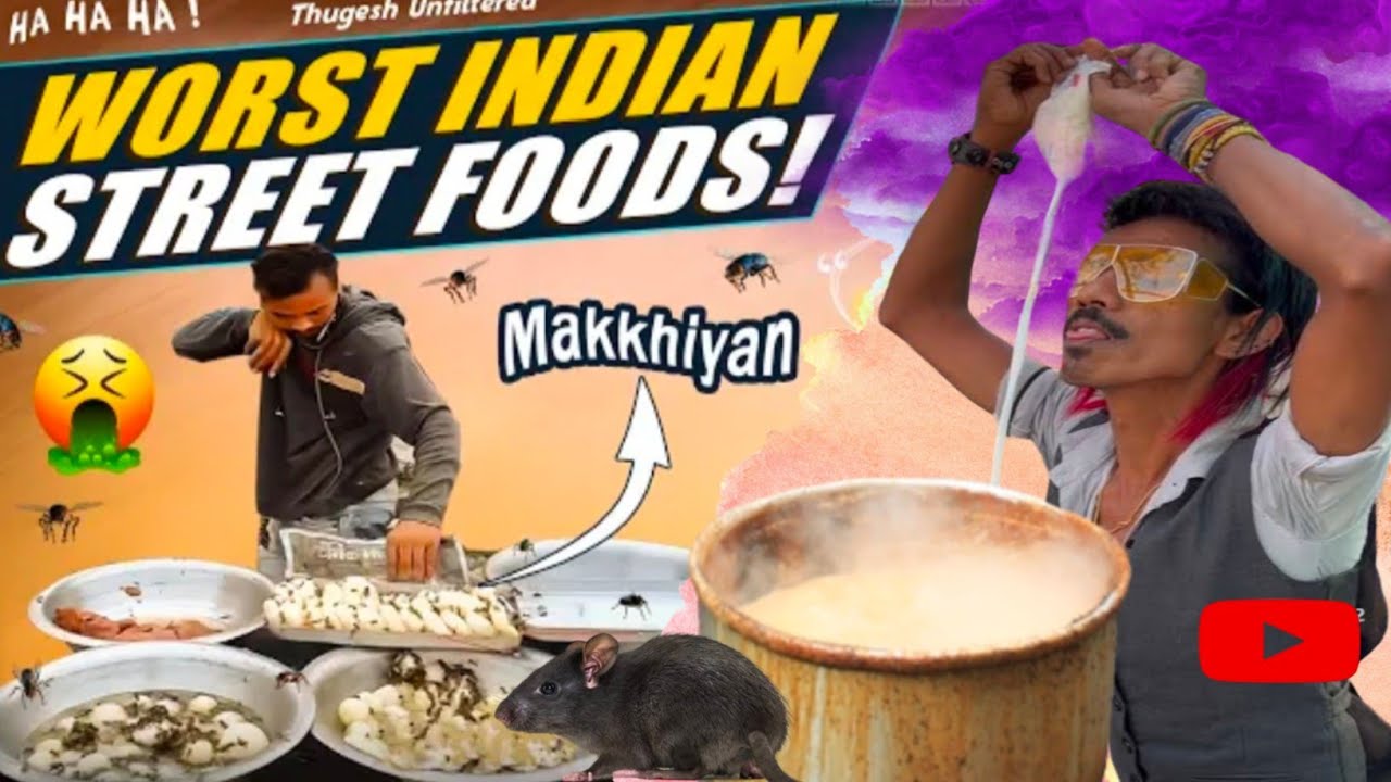 Indian Most UNHYGIENIC 🥵 Street Foods | Dirty Food | Arvind Sinha - YouTube
