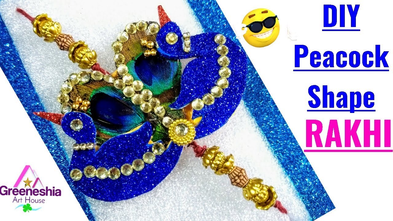 DIY Rakhi making at home | How to make rakhi at home | Easy Rakhi ...