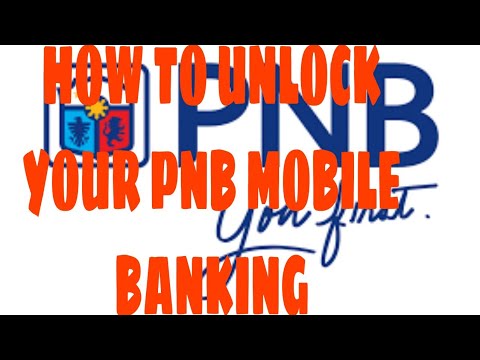 HOW TO UNLOCK YOUR PNB MOBILE BANKING - YouTube