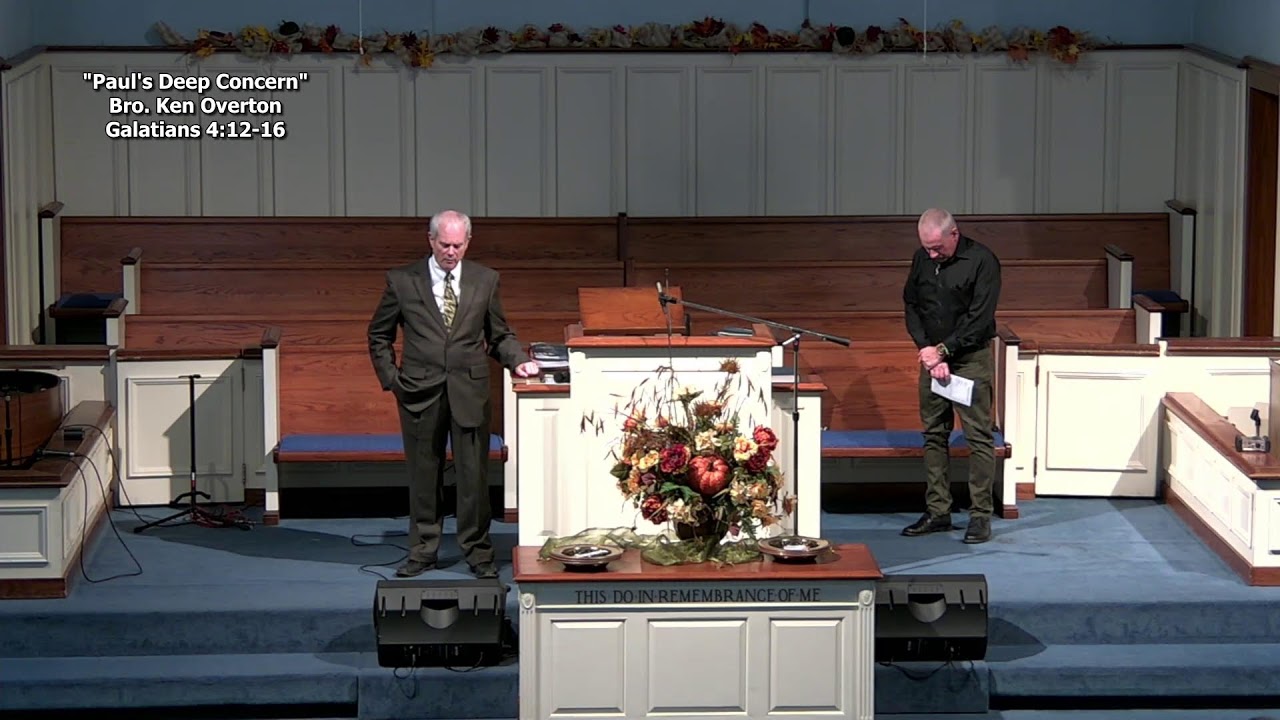 Bro Ken Overton - Paul's Deep Concern - 11-26-23 - YouTube