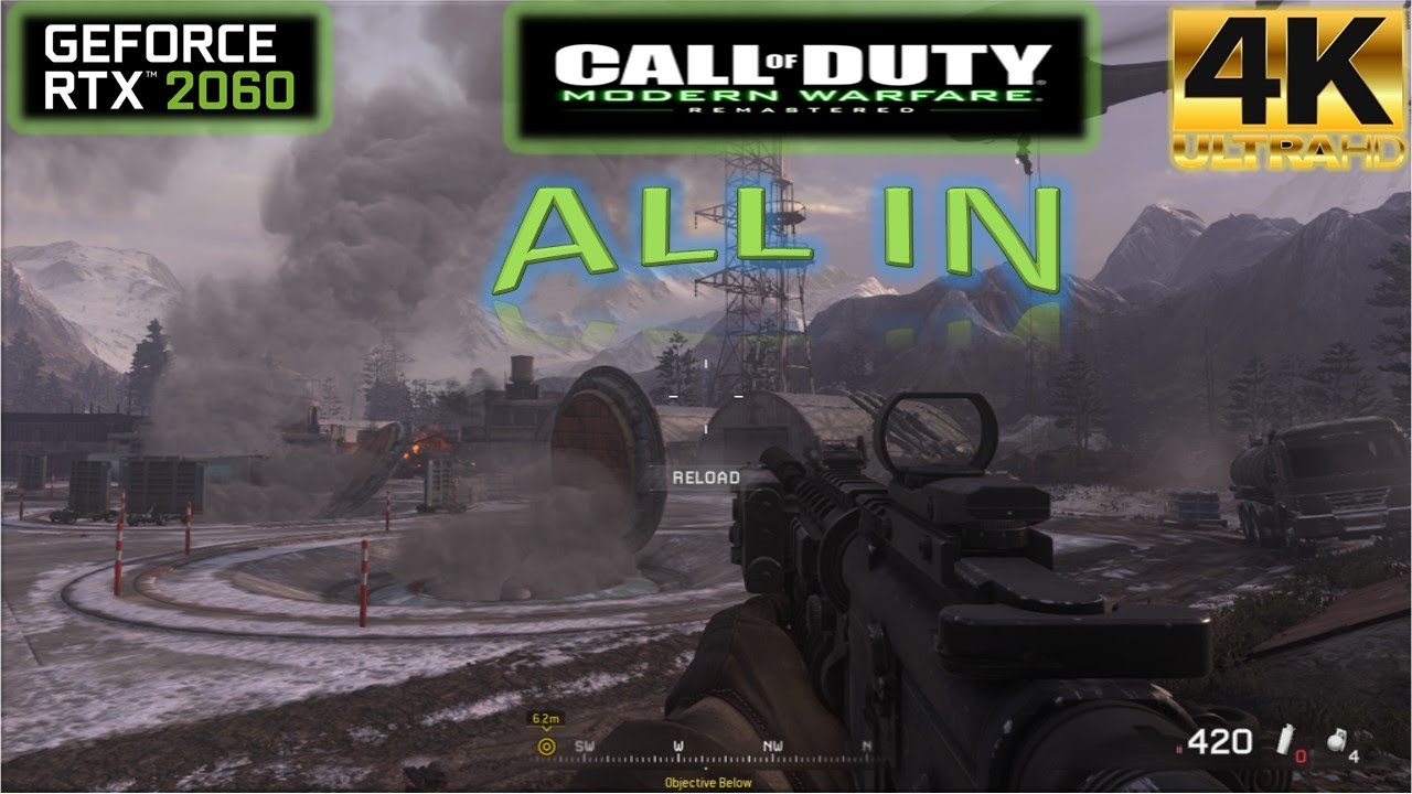 COD 4 REMASTERED" ALL IN" UHD| 4K VIDEO| - YouTube