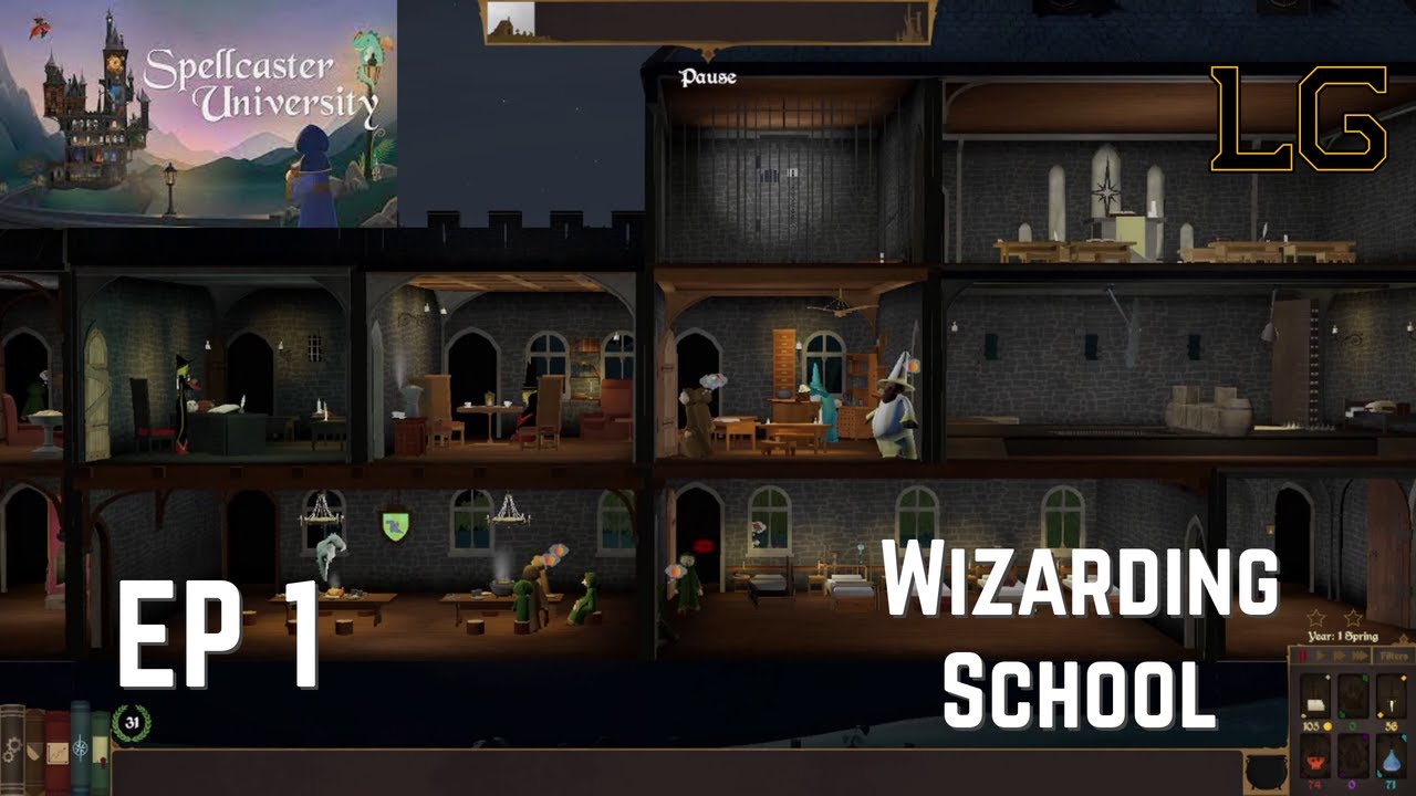 Let's Play Spellcaster University Ep 1 - Loochara's School For Witches ...