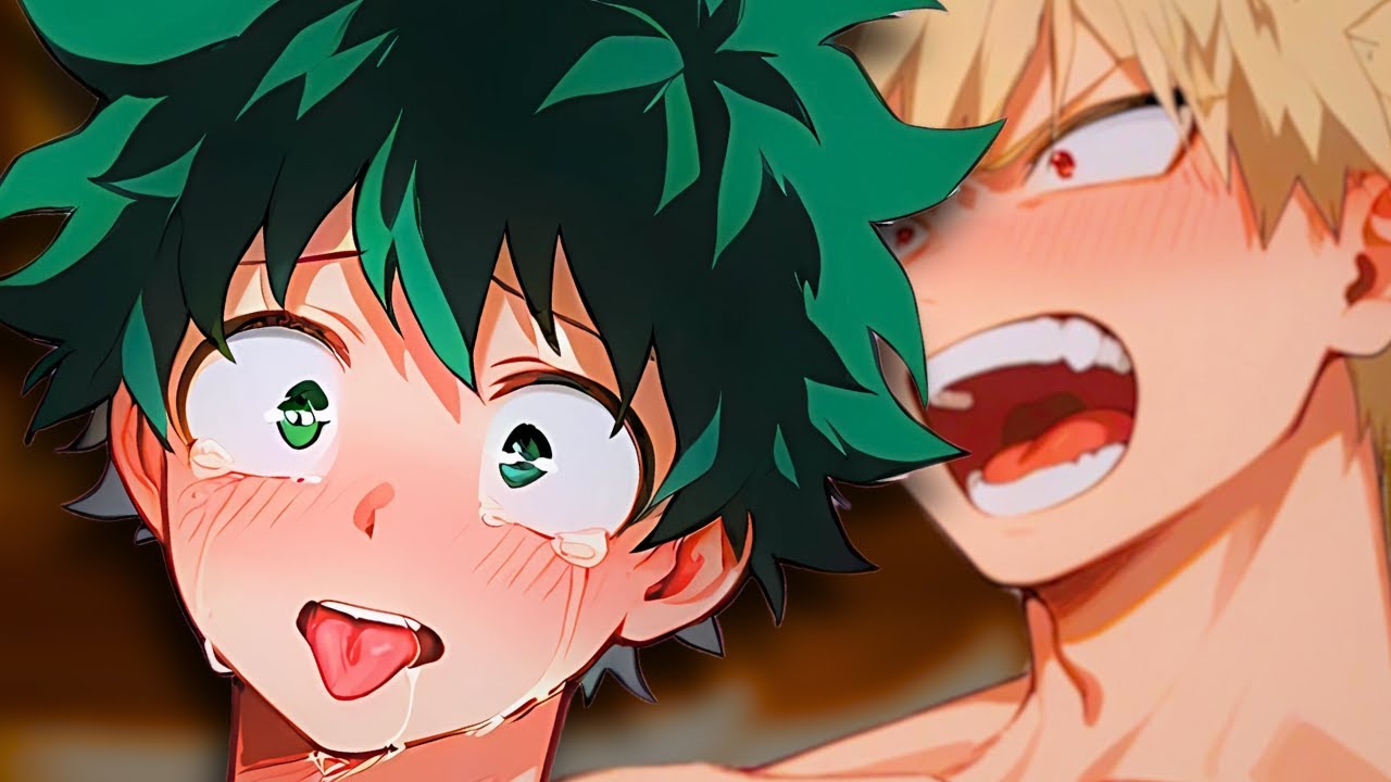 Bakugo sleeps with Deku - YouTube