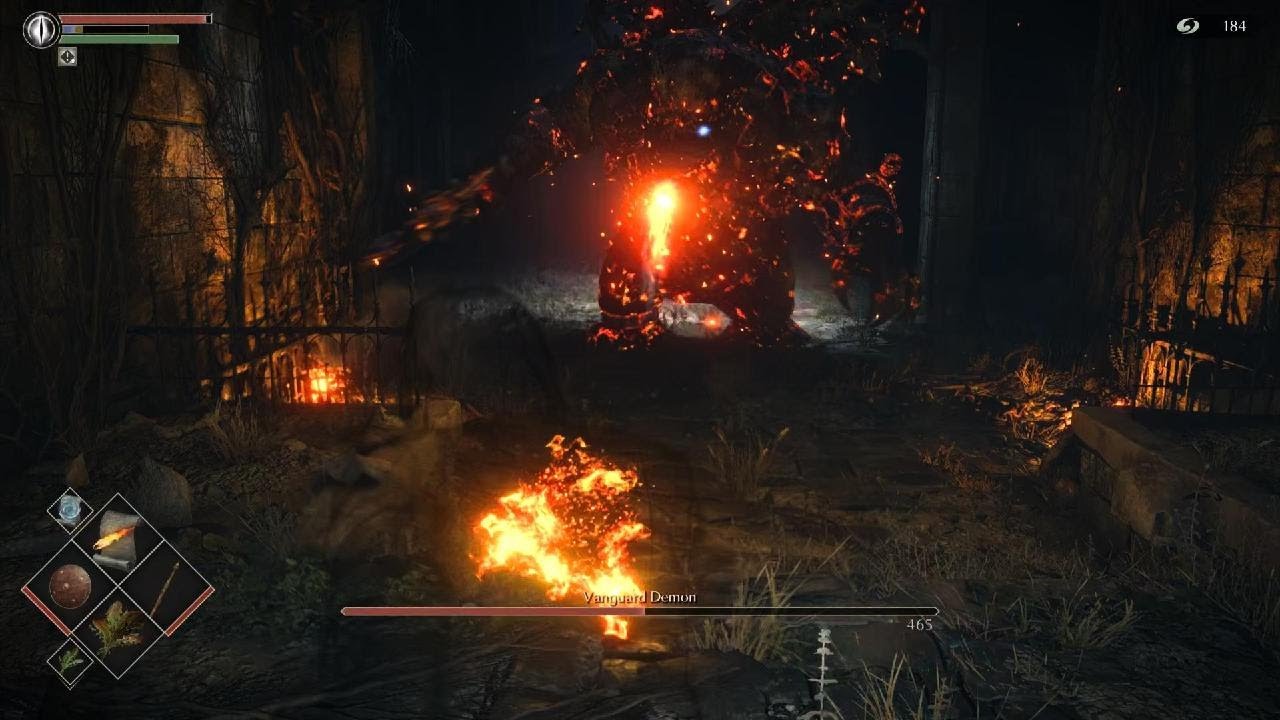 Demon's Souls Vanguard Demon Easy - YouTube