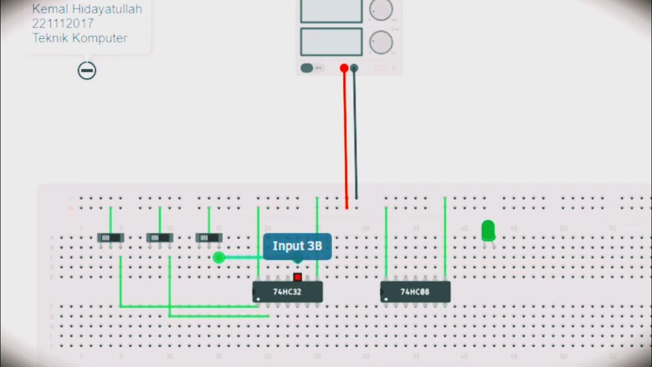 "Simulasi Rangkaian dengan Tinkercad beserta Tabel Kebenaran" - YouTube