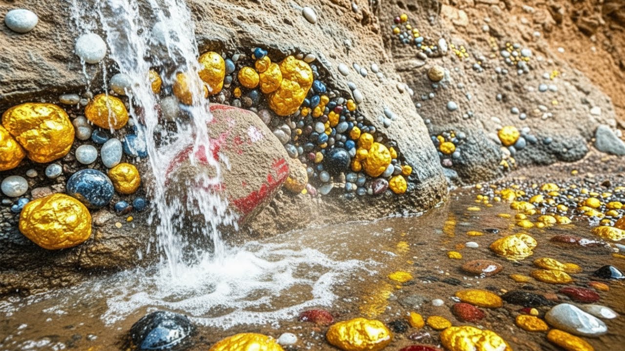 Cambodia Jungle: GOLD & Gem Bonanza Discovered Outdoors - YouTube