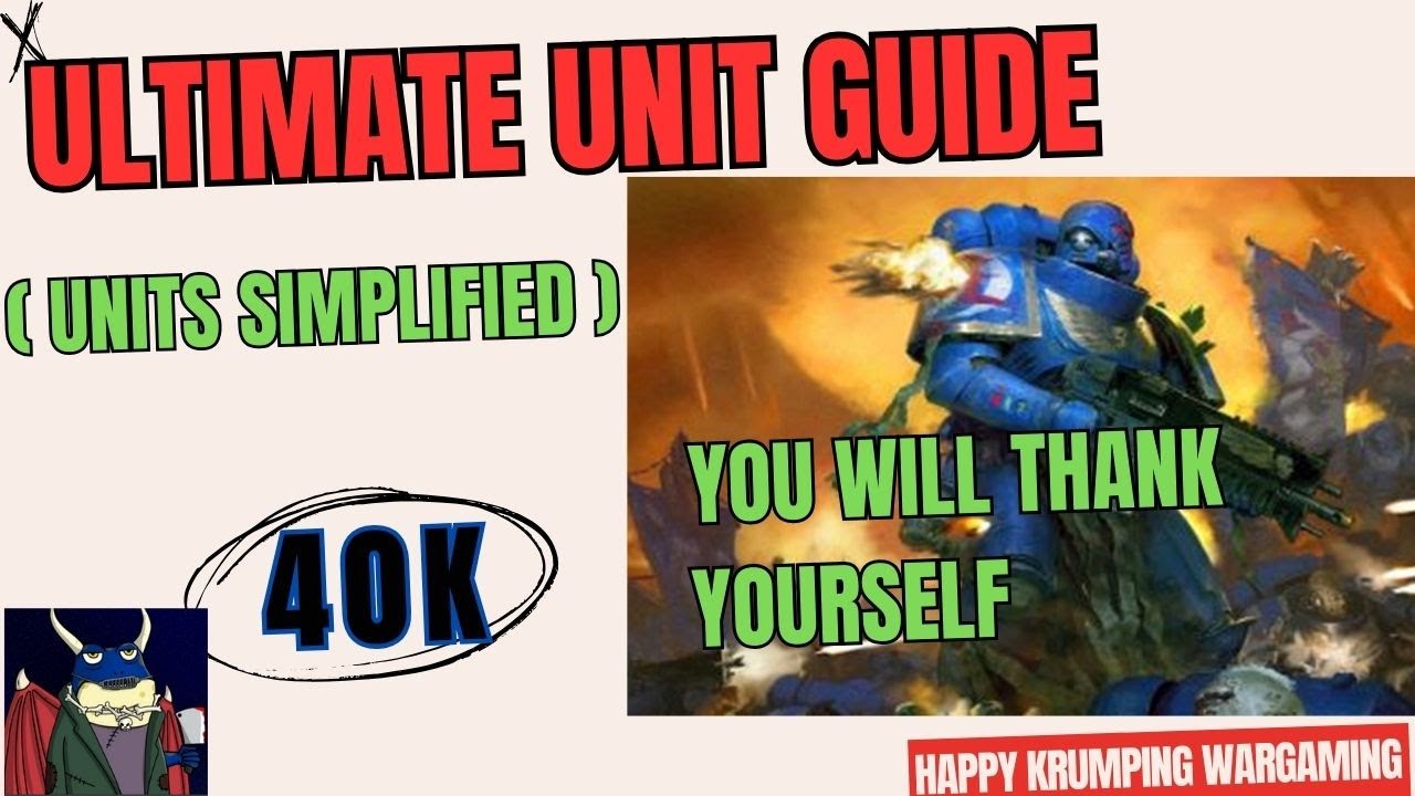 "Make Warhammer 40K Easier: Understand Unit Types SIMPLIFIED! Pro ...