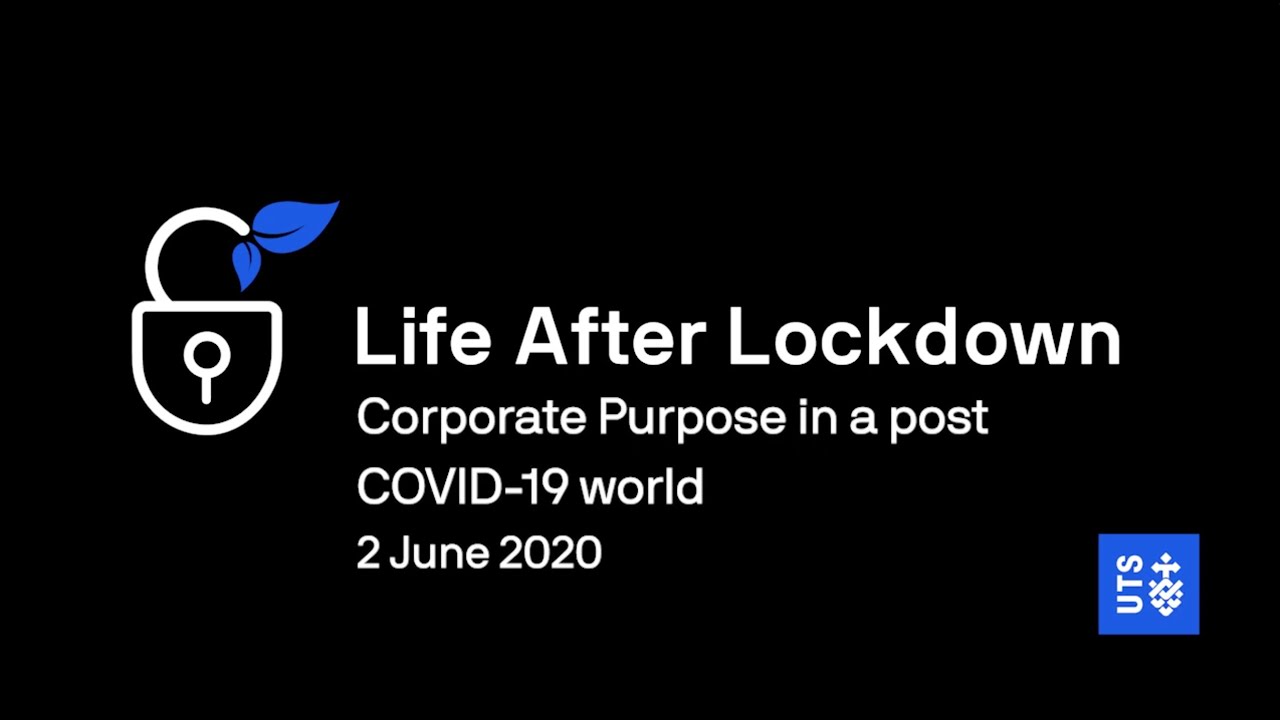 Life After Lockdown - Corporate Purpose in a post COVID-19 world - YouTube