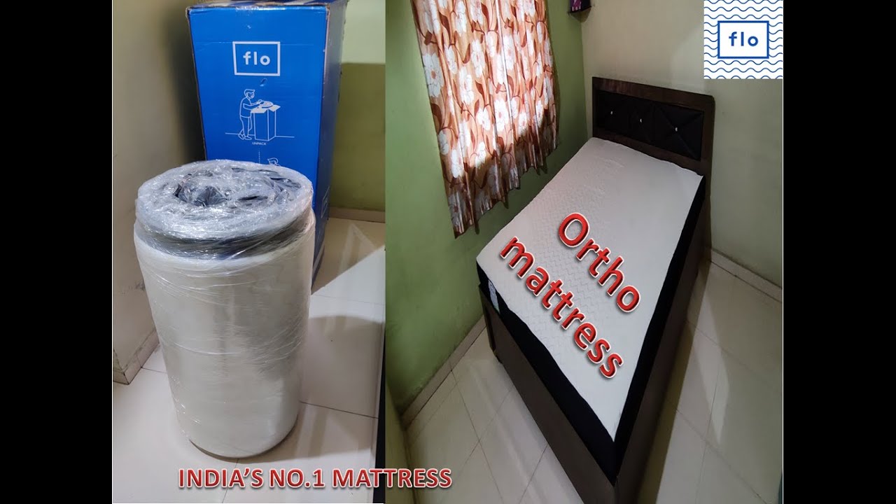 Flo Ortho mattress- Best Mattress in India | Flo Mattress Unboxing ...