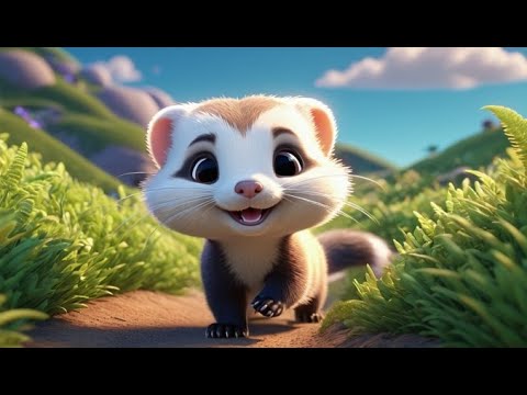 Ferret Bodies Go Wiggle Wiggle Wiggle | English Nursery Rhyme | Kids ...