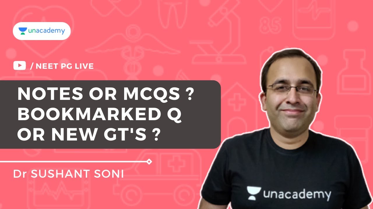 Notes or MCQs ? Bookmarked Q or New GTs ? Let's strategise and Improve ...