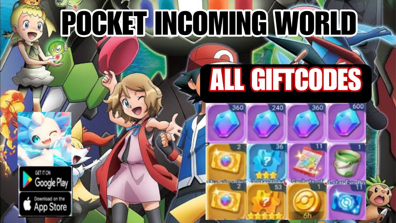 Pocket Incoming World & All 6 Giftcodes | 6 Free Codes Pocket Incoming ...