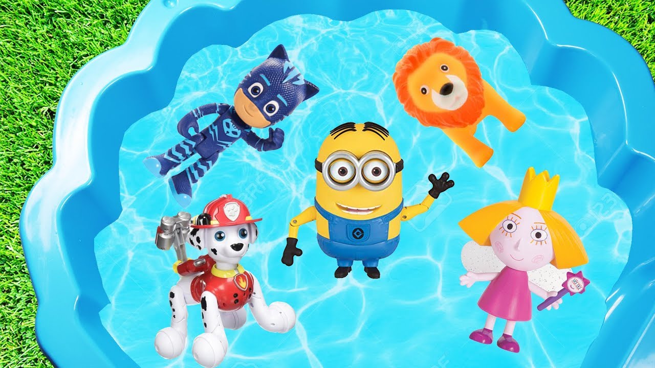 Learn Characters with Pj Masks, Paw Patrol, Ben & Holly and Barbie for ...