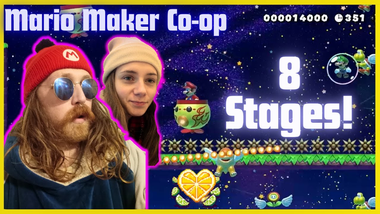 Girlfriend Plays Mario Maker 2 For The First Time | Co-op | Zesty Lemon ...