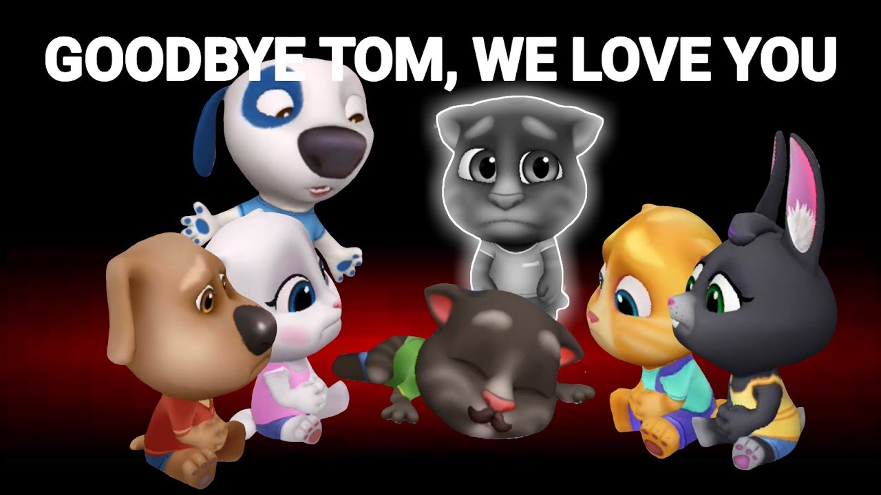 GOODBYE TOM, WE LOVE YOU - AMONG US - My Talking Tom Friends - YouTube