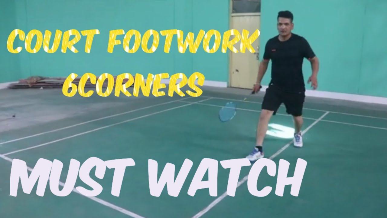 six corners court footwork - YouTube