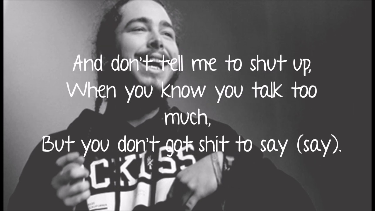 Post Malone - Goodbyes ft. Young Thug Lyrics - YouTube