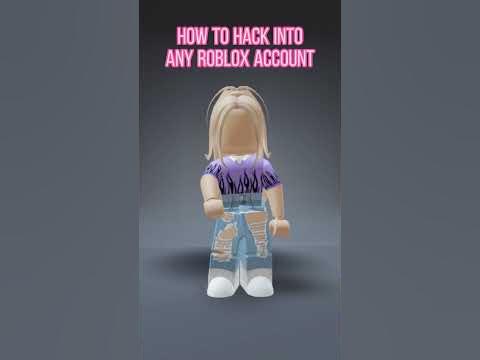How to hack into any roblox account😈 - YouTube