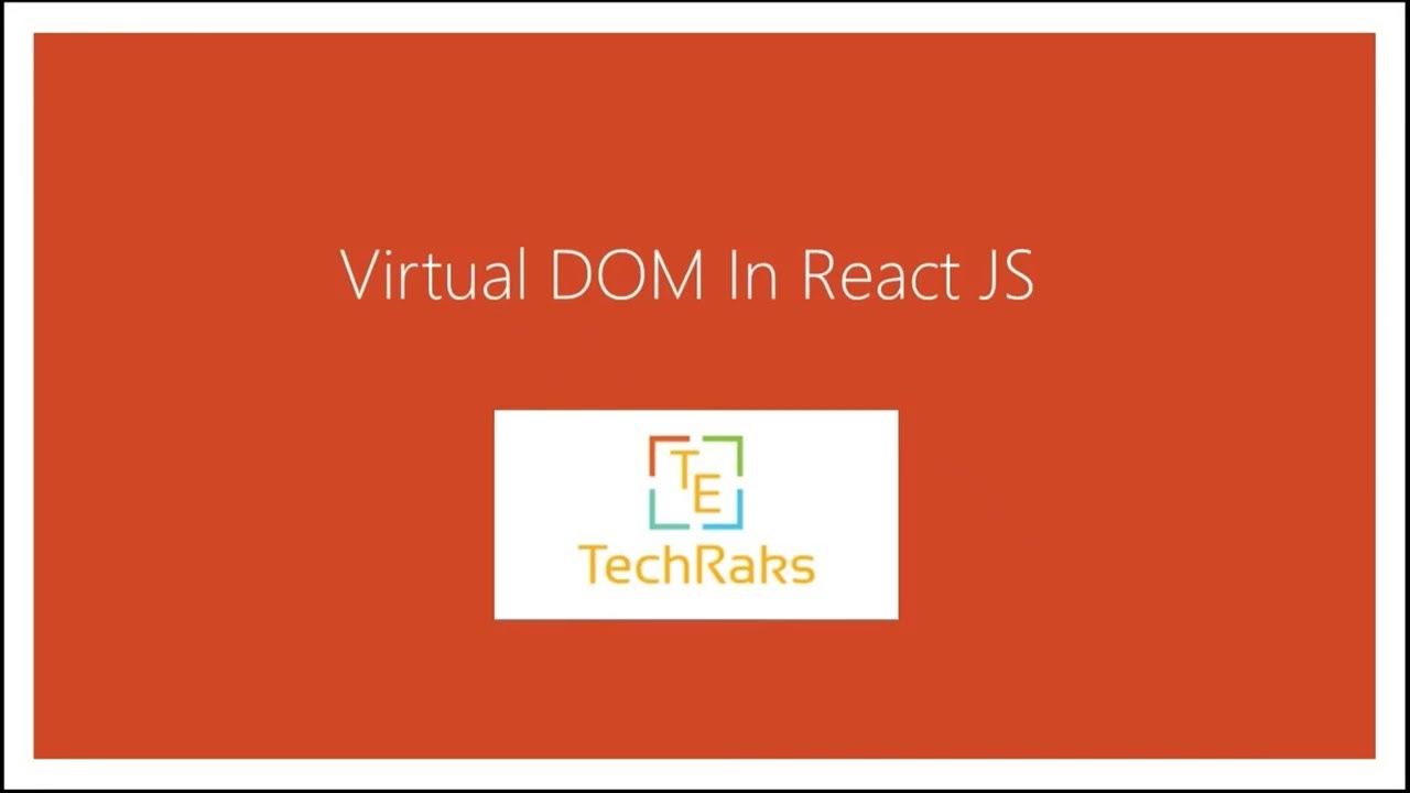 Virtual DOM In React JS - YouTube