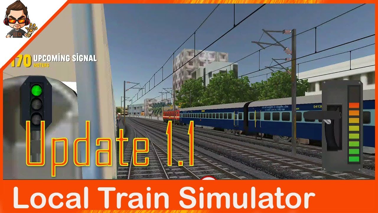 Indian Local Train Simulator Latest Update 1.1 Gameplay - YouTube