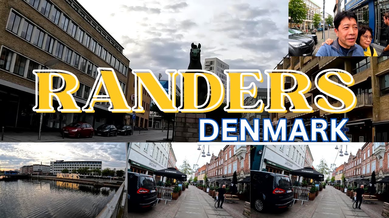VIRTUAL WALK: IN THE CITY OF RANDERS/DENMARK - YouTube