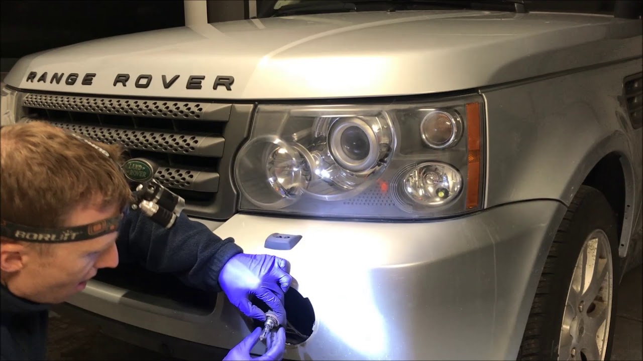 Range Rover Sport L320 3 colour fog lights LED conversion - YouTube