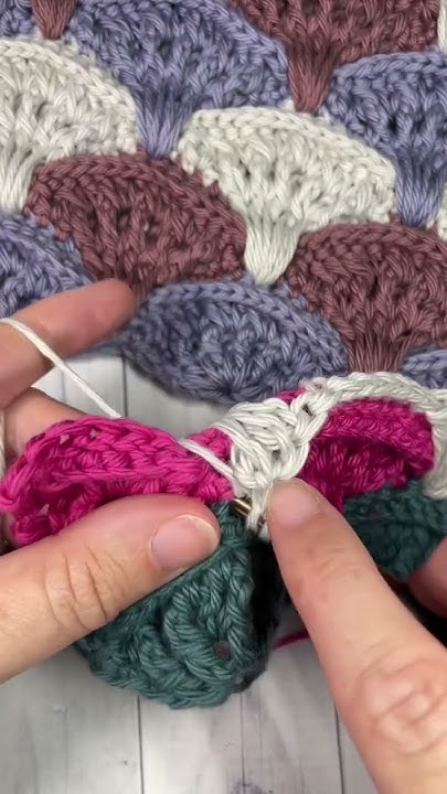 STUNNING Embossed Shell Crochet Stitch - full tutorial found in my ...