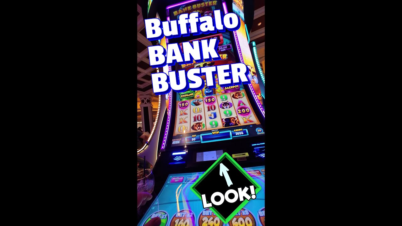 I went LOOKING for a BUFFALO BONUS on BANK BUSTER BUFFALO at Wynn - YouTube