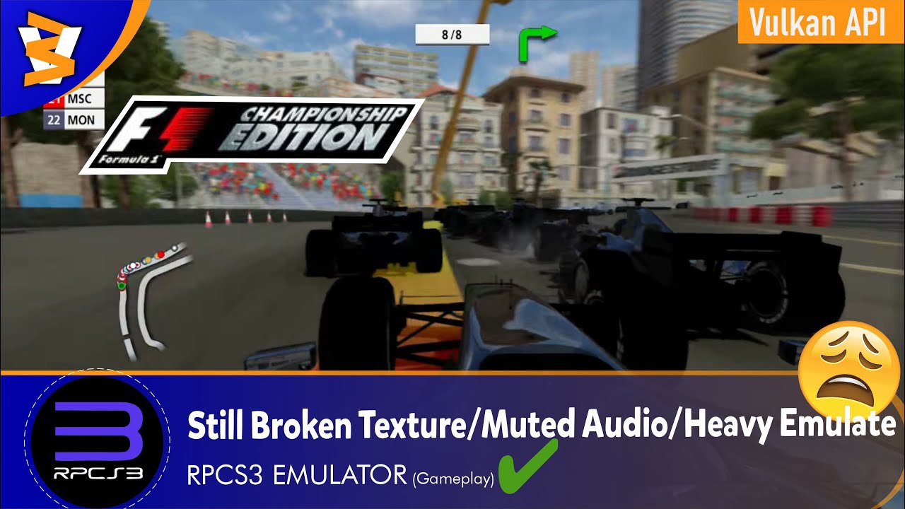 RPCS3 v0.0.25-14497 Vulkan - Formula One Championship Edition (Playable ...