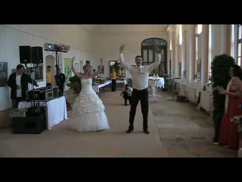 Crazy first wedding dance - YouTube