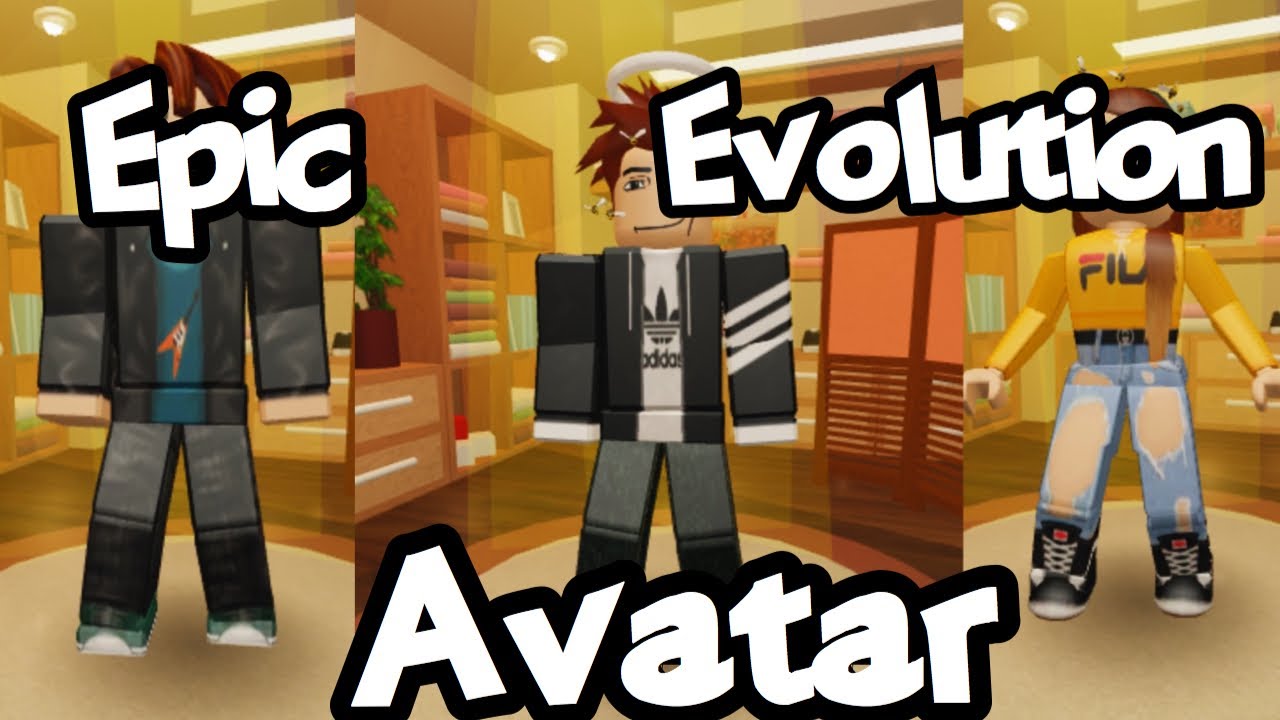 EPIC ROBLOX AVATAR EVOLUTION - YouTube