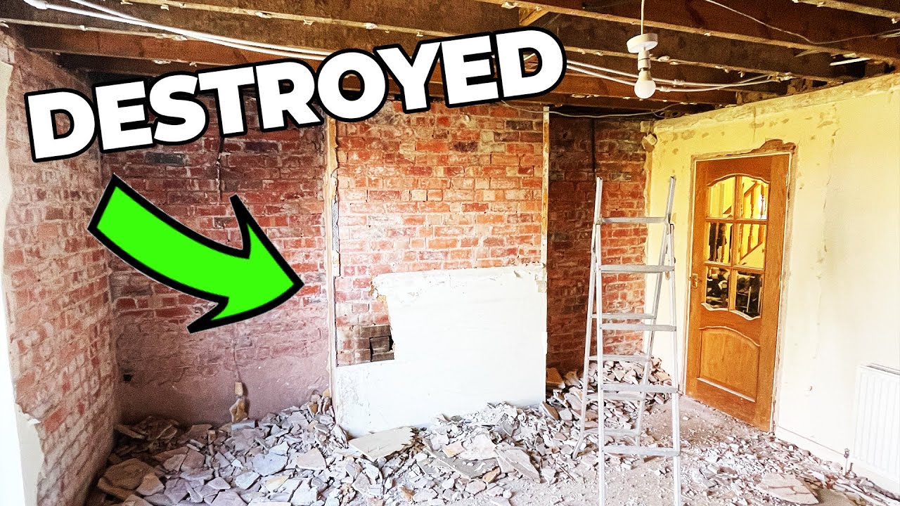 RENOVATING A 1950s HOUSE: Ripping Out The Kitchen - YouTube