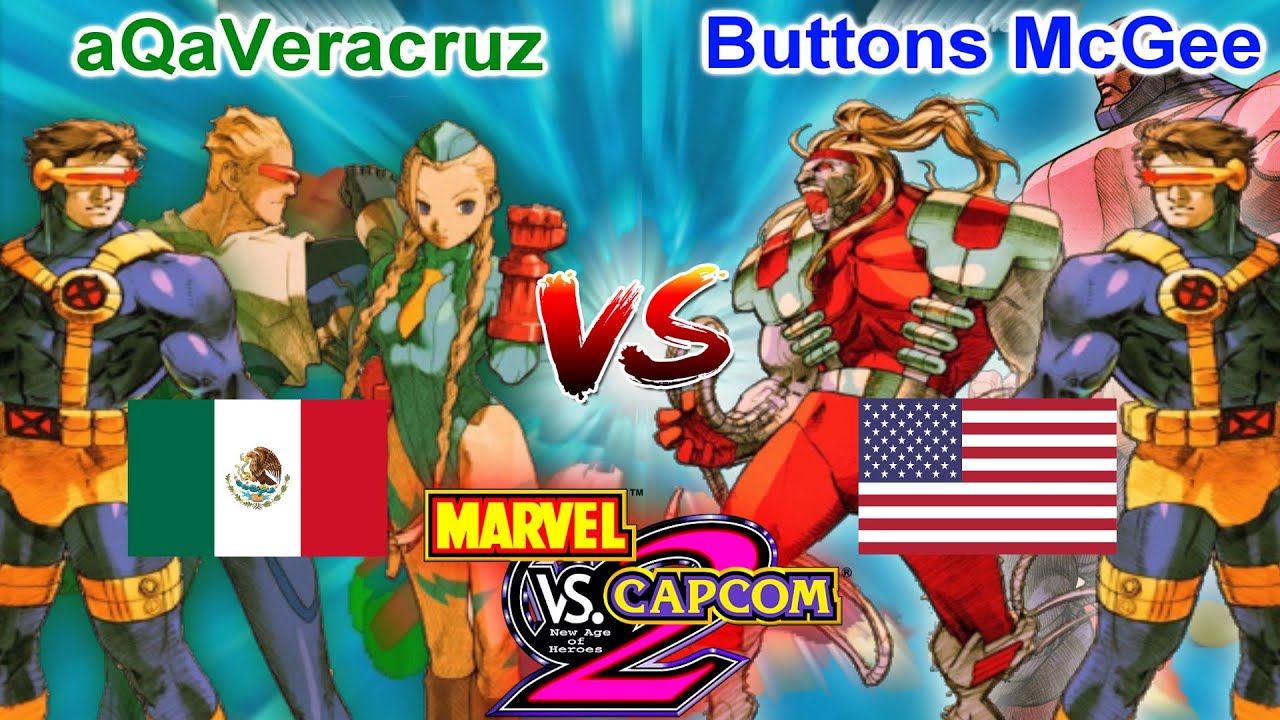 Marvel vs Capcom 2: New Age of Heroes - aQaVeracruz vs Buttons McGee ...