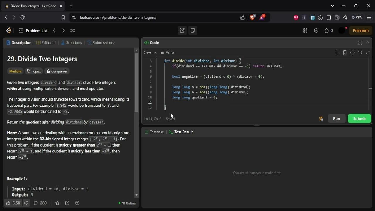 برمجهleetcode-29 - YouTube