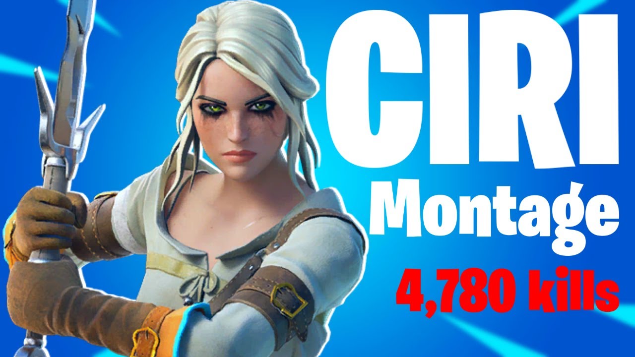 CIRI SKIN IS 🔥 || Fortnite x The Witcher Crossover (Montage) - YouTube