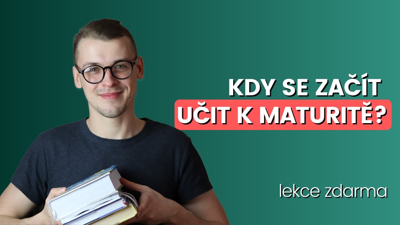 Kdy se začít učit na maturitu?! [lekce zdarma z kurzu] - YouTube