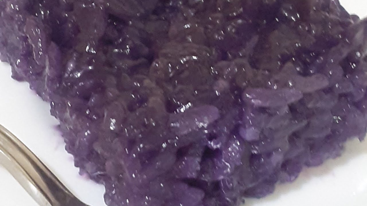 Biko Ube flavor very easy to make - YouTube