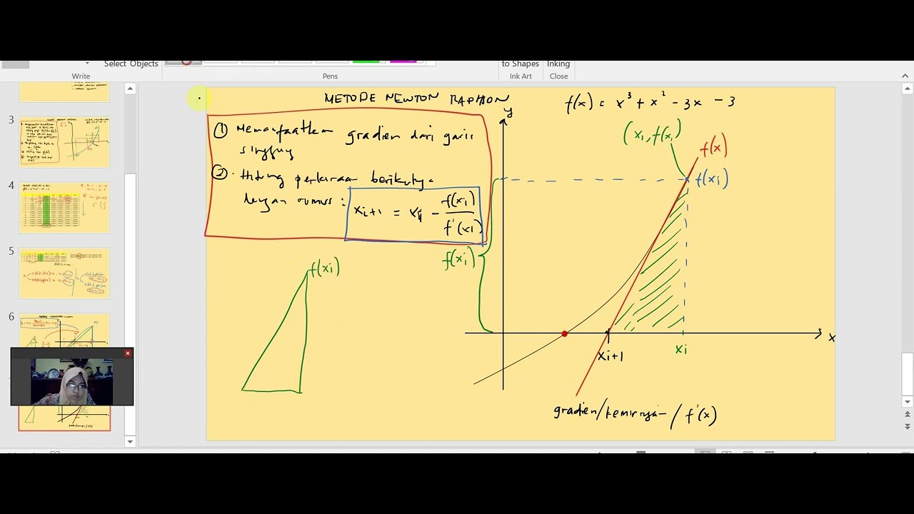 Analisa Numerik: Metode Newton Raphson part 1 - YouTube