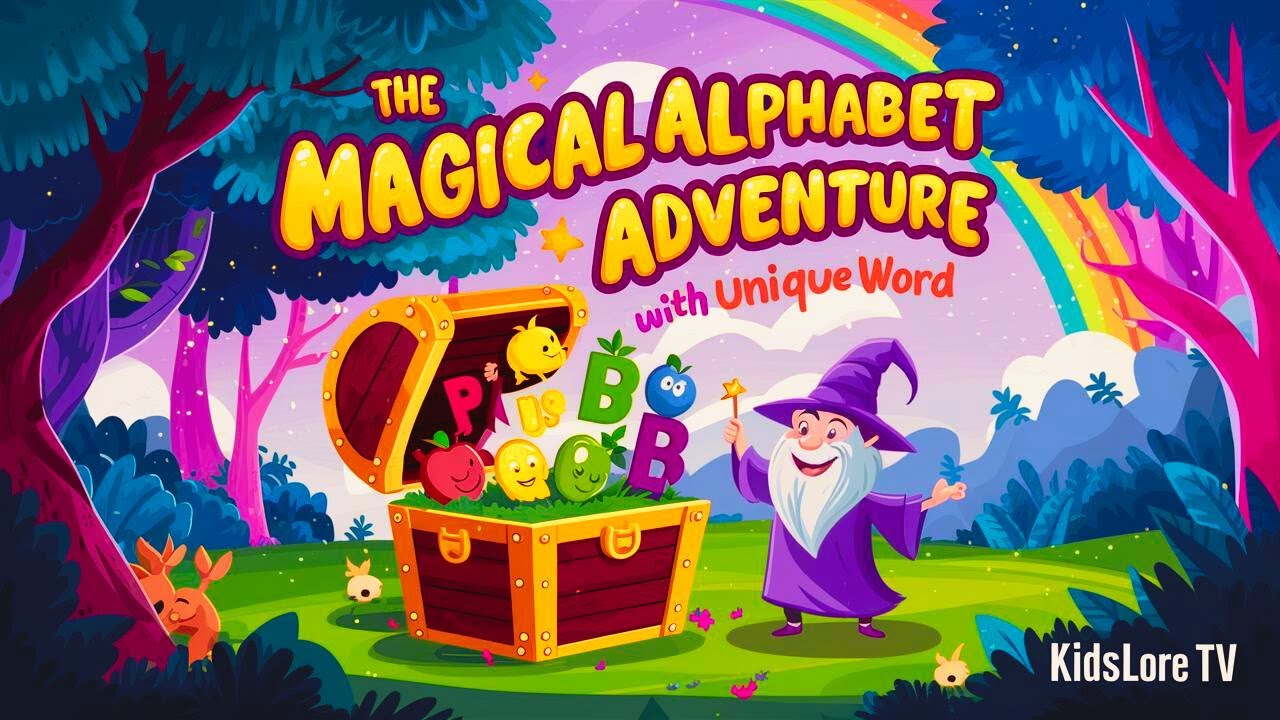The MAGICAL Alphabet ADVENTURE with UNIQUE WORD | Kidslore TV - YouTube