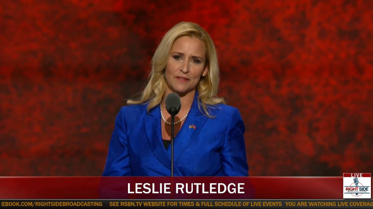 Leslie Rutledge Full Speech at Republican National Convention (7-19-16 ...