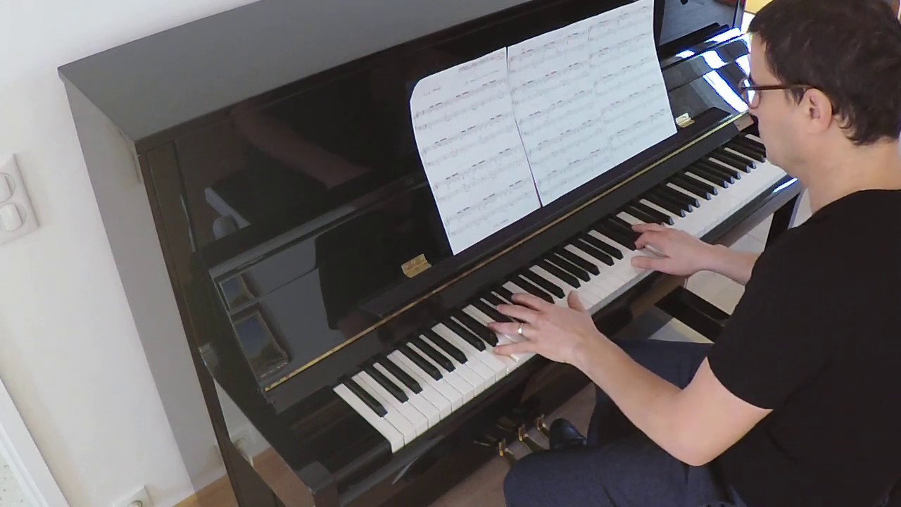 Prélude pour le Luth de Jean Sébastien BACH - piano - YouTube